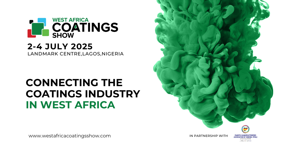 West Africa Coatings Show | 2 - 4 July 2025 | Connecting the coating industry in West Africa